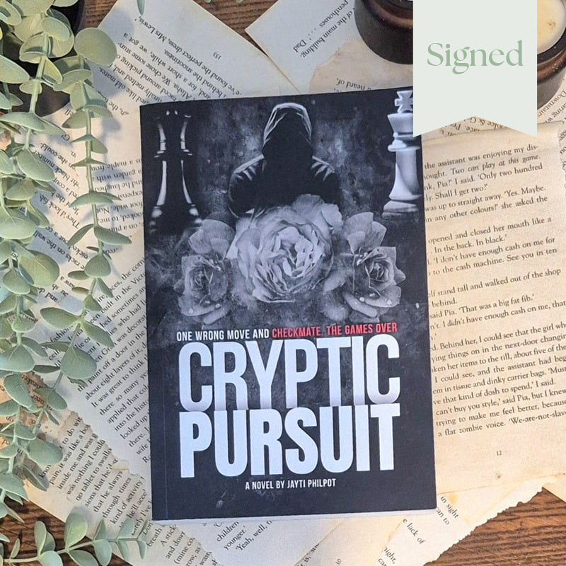 Cryptic Pursuit by Jayti Philpot. Dark, Spicy and full of mystery – Moonlit Chapters